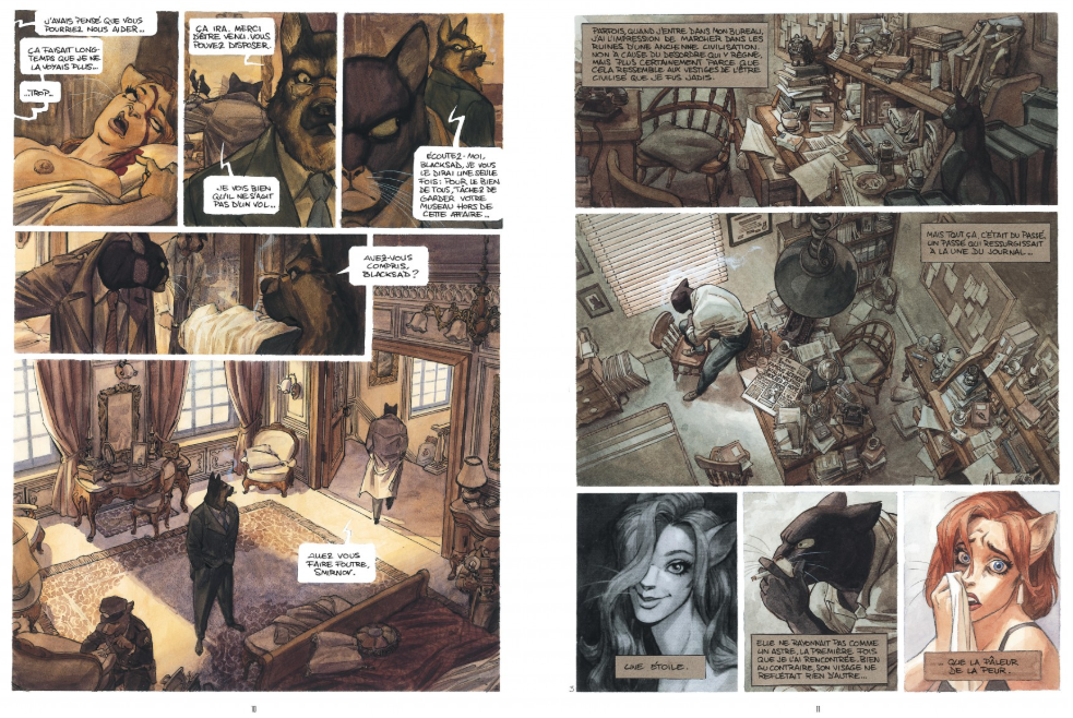 Blacksad tome 1 – Quelque part entre les ombres - La Cliothèque